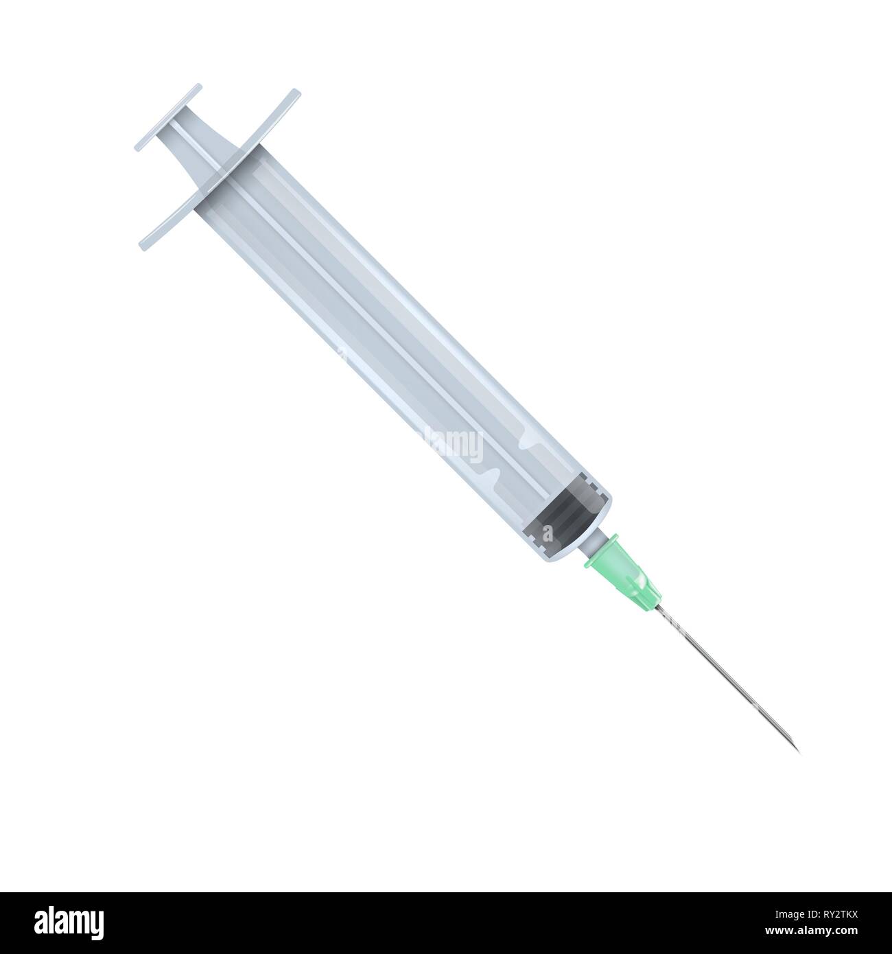 Realistic syringe isolated Stock Vector Image & Art - Alamy