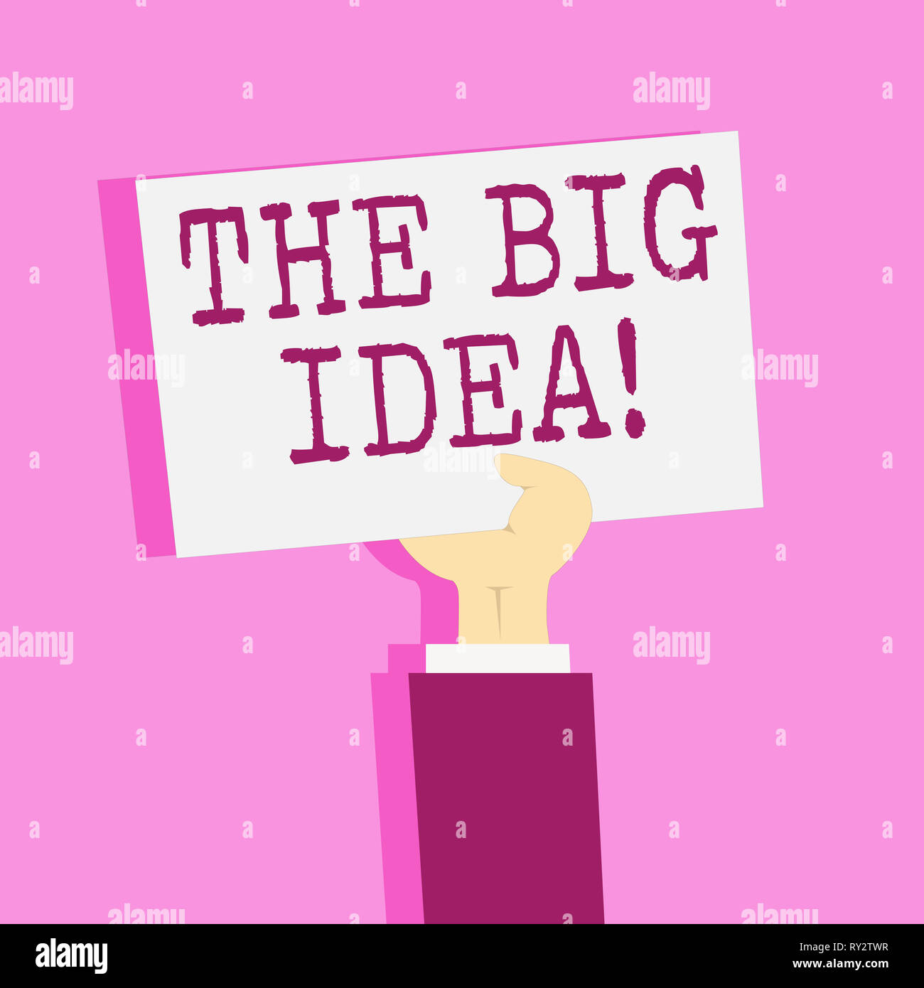 Writing note showing The Big Idea. Business concept for Have a ...