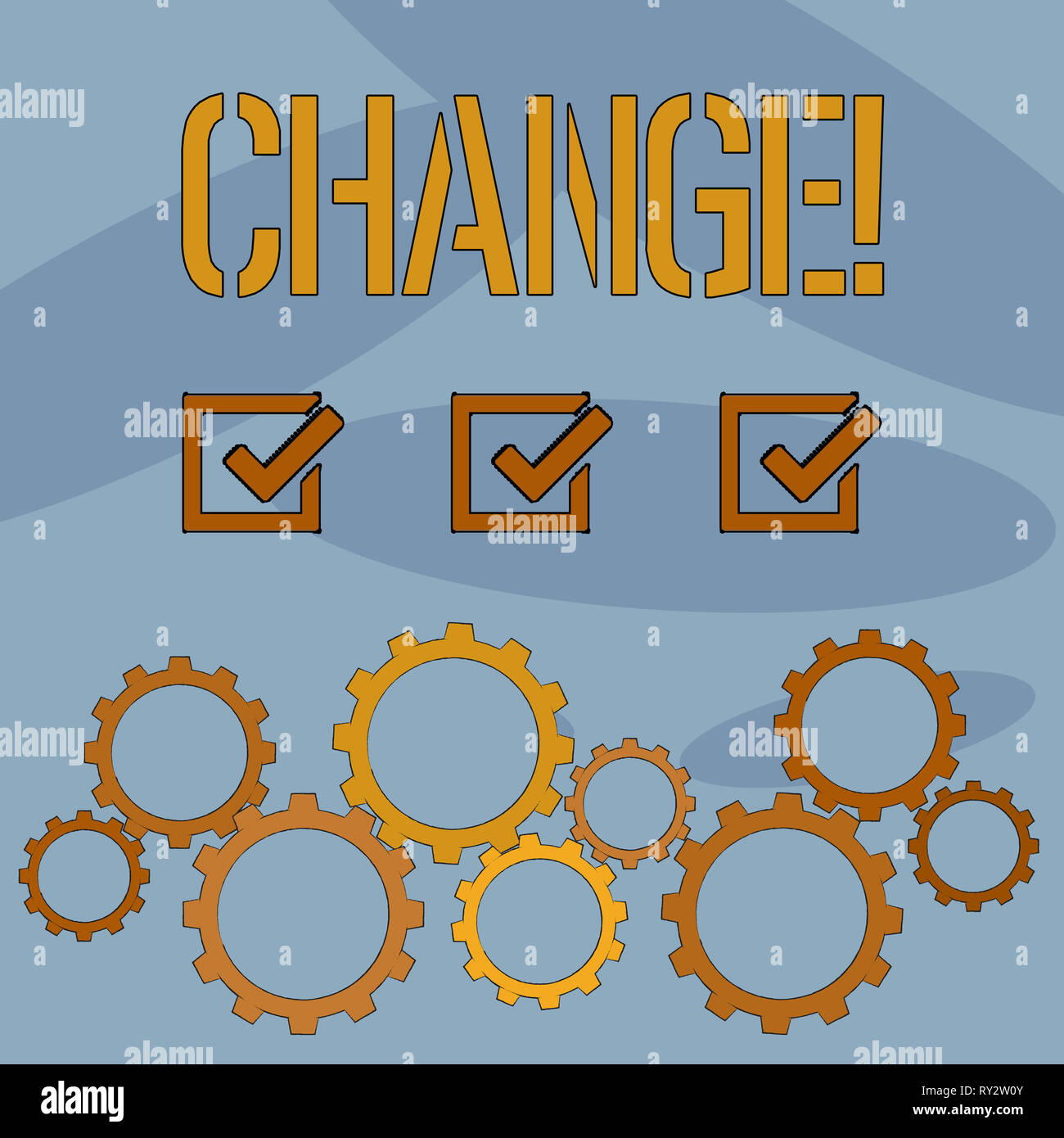 Text sign showing Change. Business photo text Alteration Adjustment ...