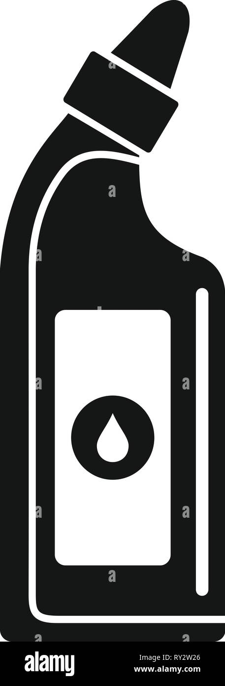 Cleaning bottle icon. Simple illustration of cleaning bottle vector ...