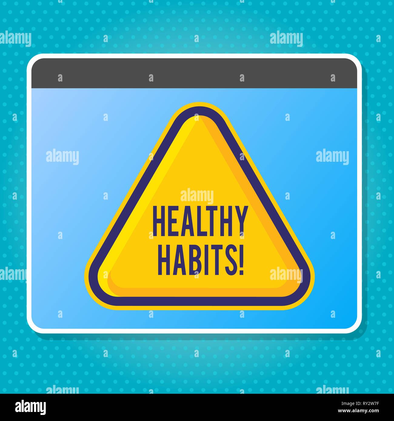 Handwriting text writing Healthy Habits. Conceptual photo Good ...