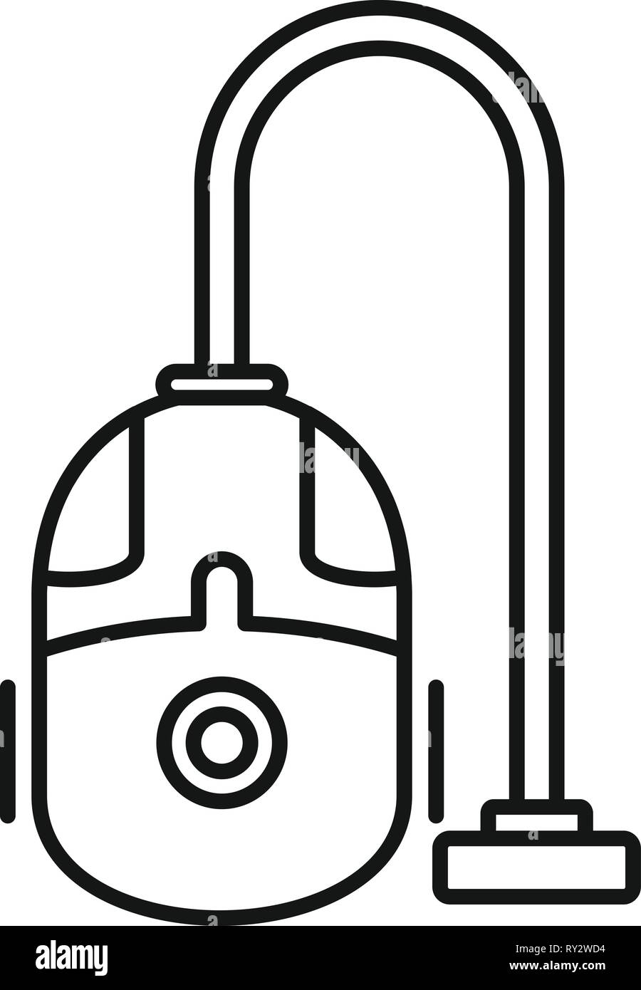 Vacuum cleaner icon. Outline vacuum cleaner vector icon for web design ...