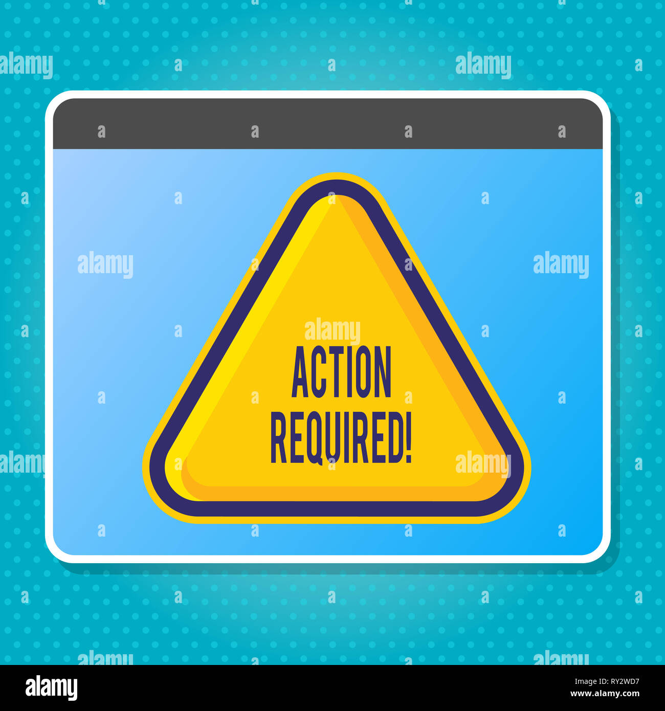 Handwriting text writing Action Required. Conceptual photo Important ...