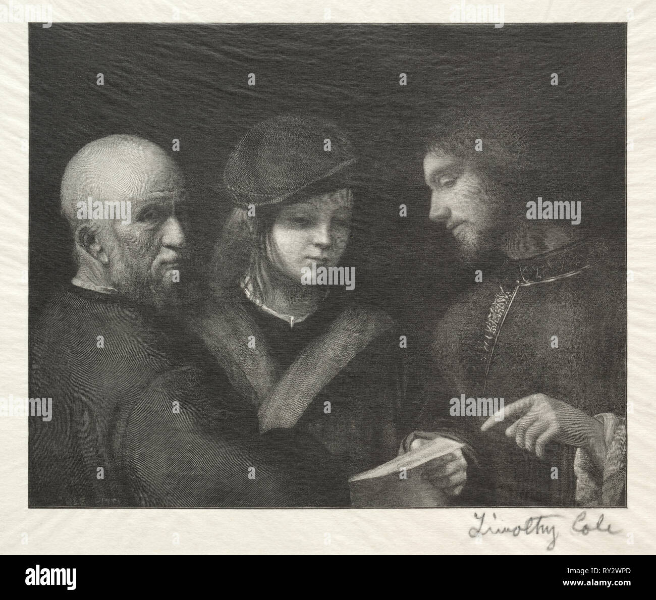 Old Italian Masters: The Three Ages, 1888-1892. Timothy Cole (American ...