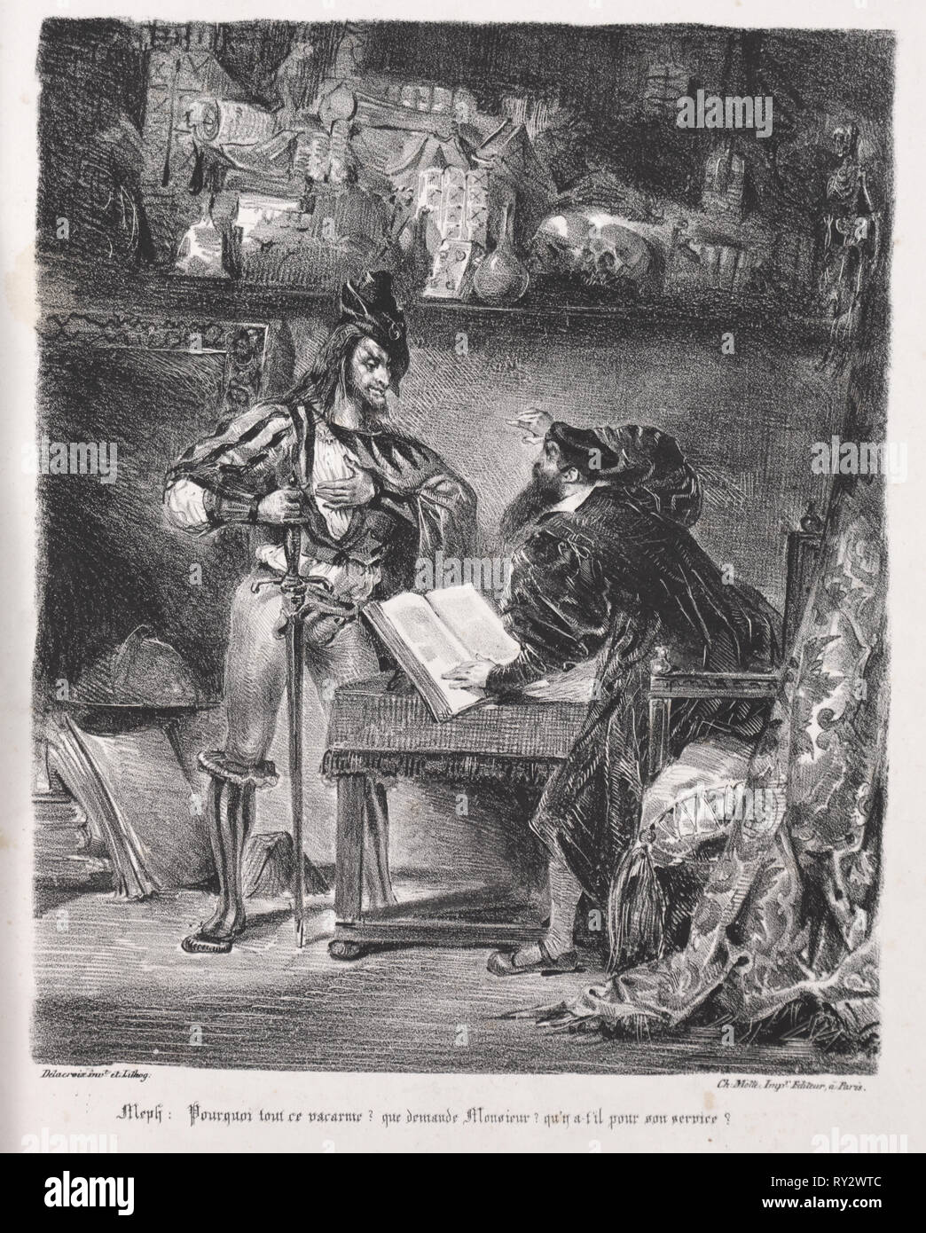 Mephistophele visits faust hi-res stock photography and images - Alamy