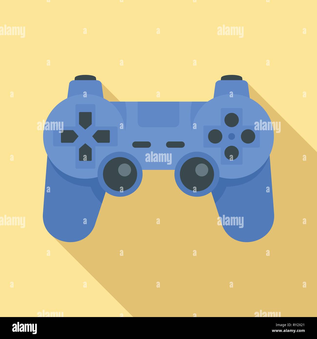 Modern gamepad icon. Flat illustration of modern gamepad vector icon ...