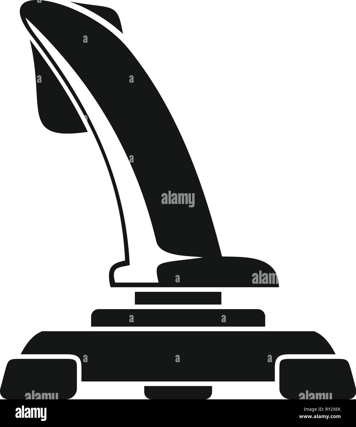 Airplane joystick icon. Simple illustration of airplane joystick vector ... Airplane joystick icon. Simple illustration of airplane joystick vector ...