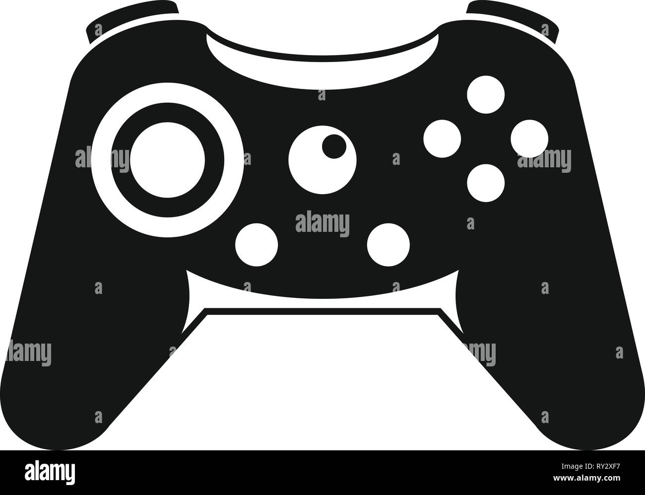 Button gamepad icon. Simple illustration of button gamepad vector icon ... Button gamepad icon. Simple illustration of button gamepad vector icon ...