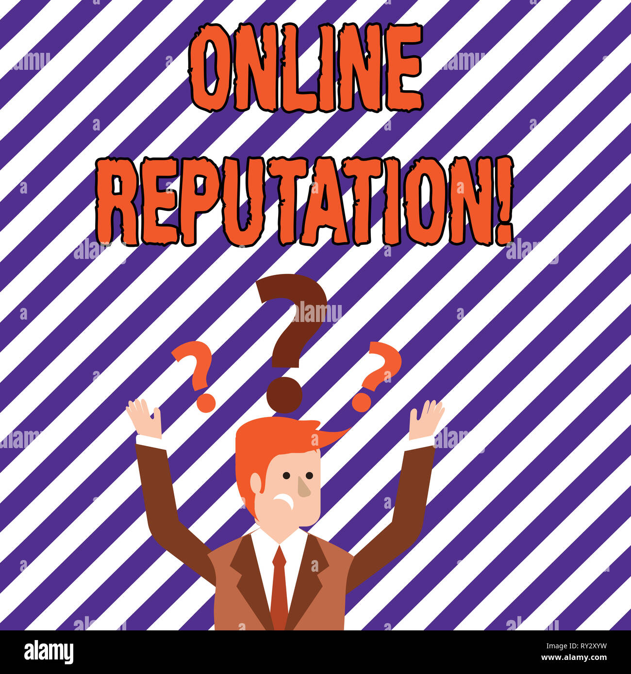 Text sign showing Online Reputation. Business photo showcasing ...