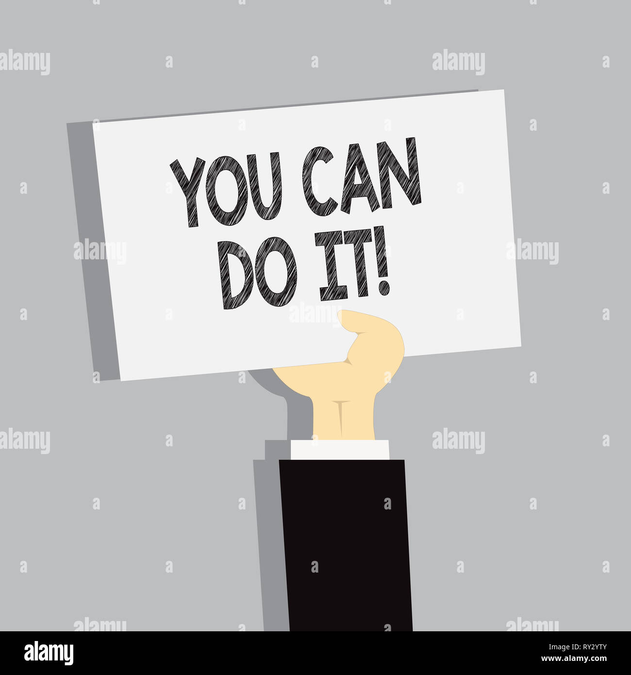 Word writing text You Can Do It. Business photo showcasing Inspirational Message Motivational ...