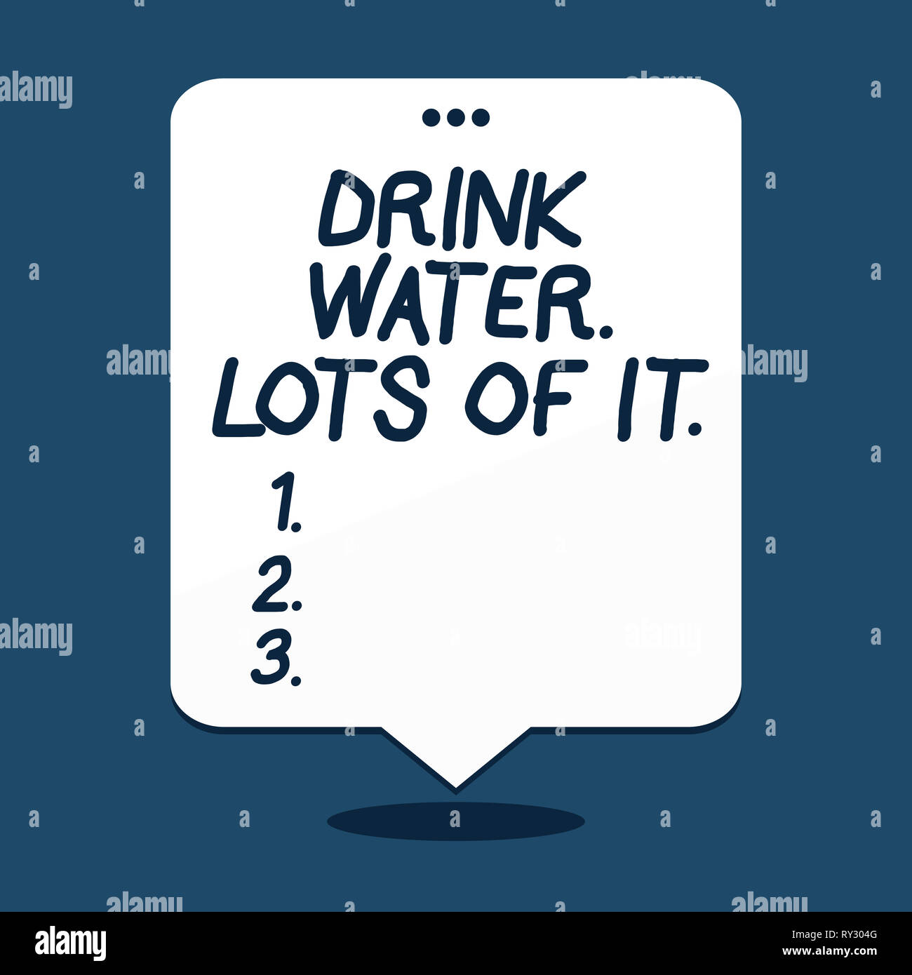 Text sign showing Drink Water Lots Of It. Business photo text drinking ...