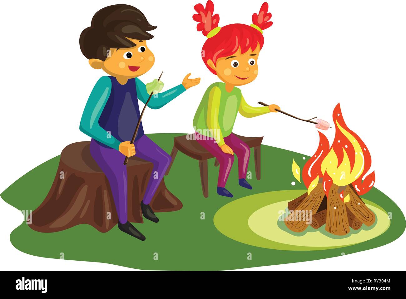 Cartoon School On Fire