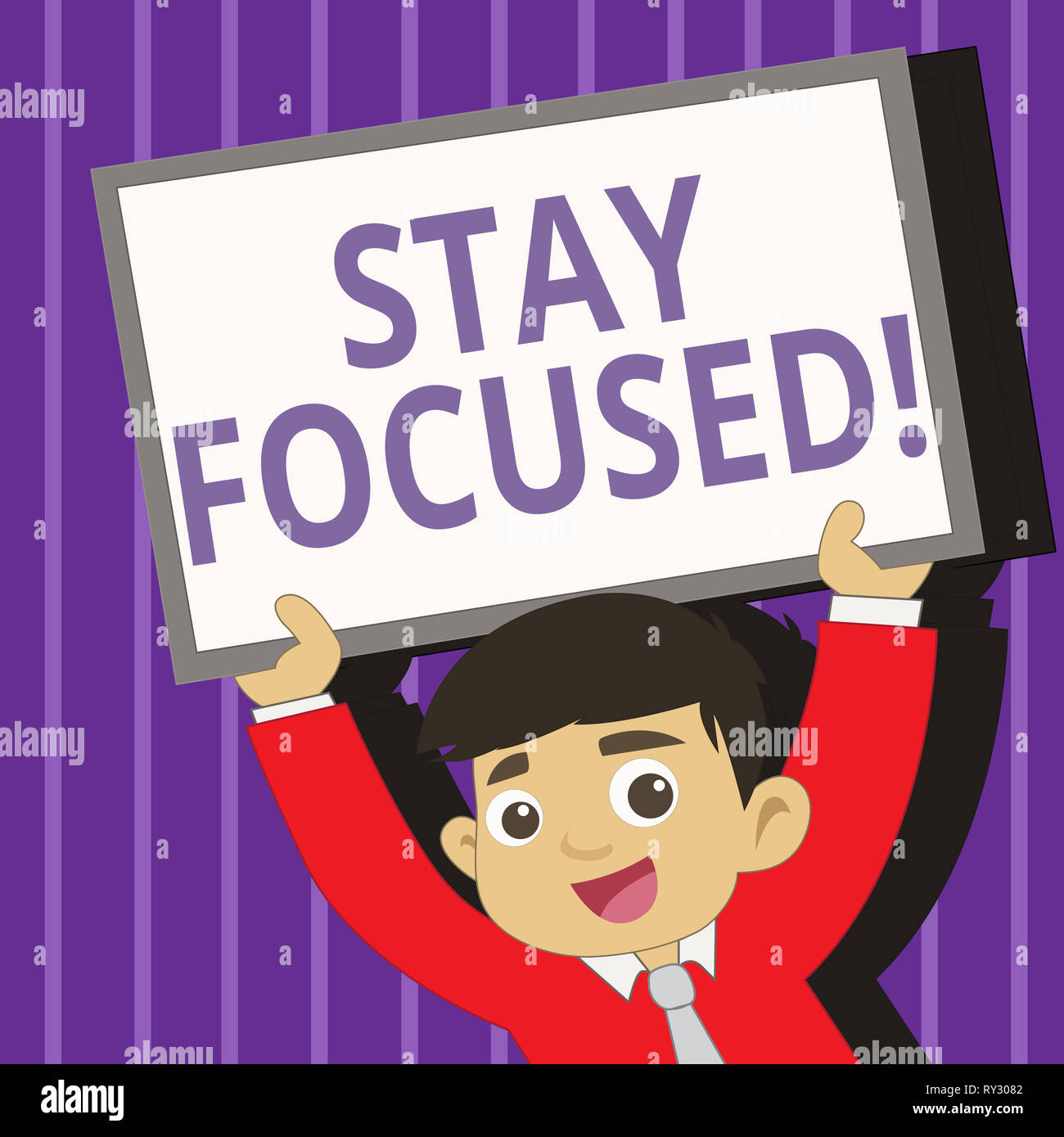 Handwriting text writing Stay Focused. Conceptual photo Maintain Focus ...