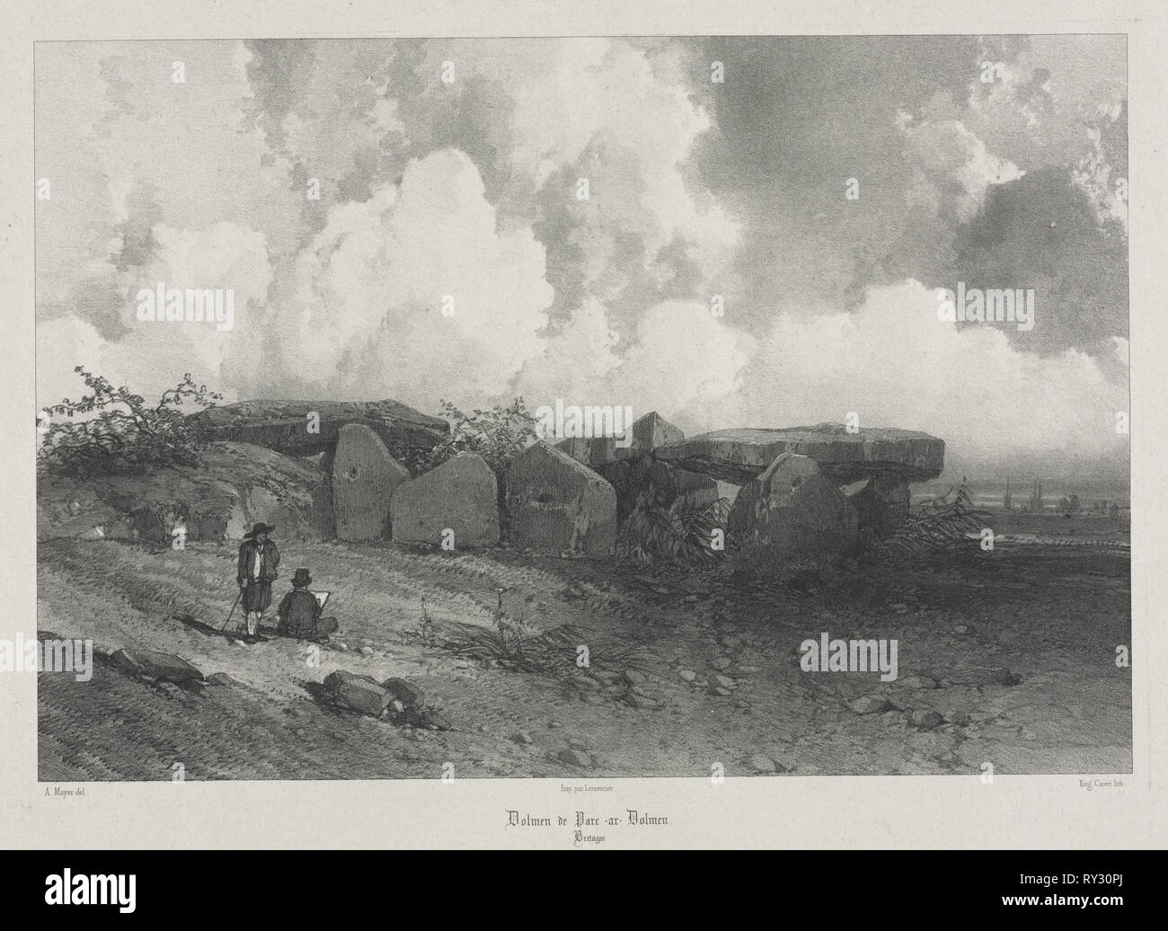 Dolmen de parc ar colmen hi-res stock photography and images - Alamy