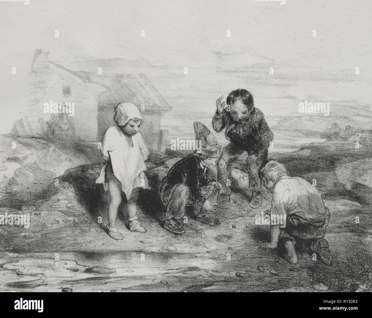 Alexandre gabriel decamps 1803 1860 hi-res stock photography and images ...