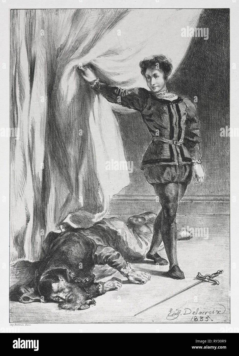 Hamlet and the corpse of polonius hi-res stock photography and images ...