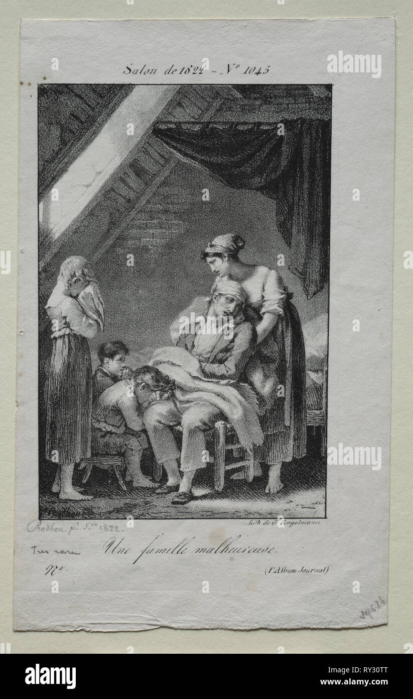 An Unfortunate Family, 1822. Pierre-Paul Prud'hon (French, 1758-1823 ...