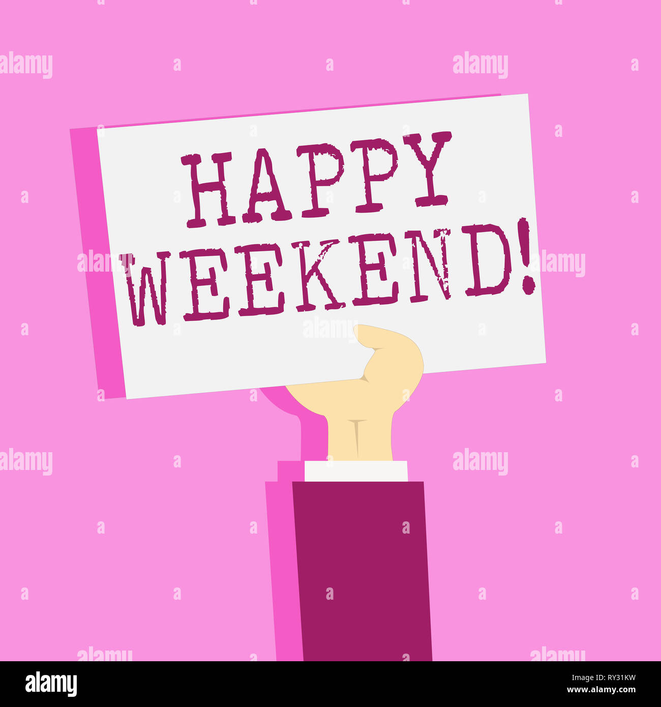 Writing note showing Happy Weekend. Business concept for Wishing you ...