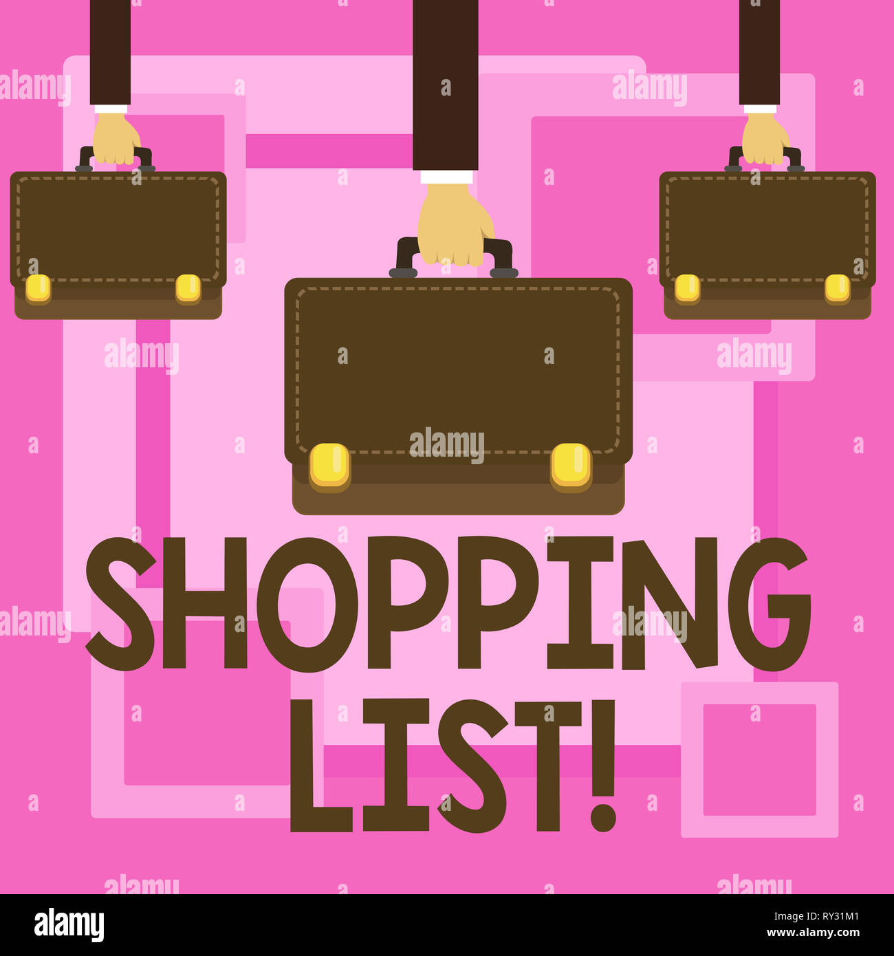 Text sign showing Shopping List. Business photo showcasing Products ...