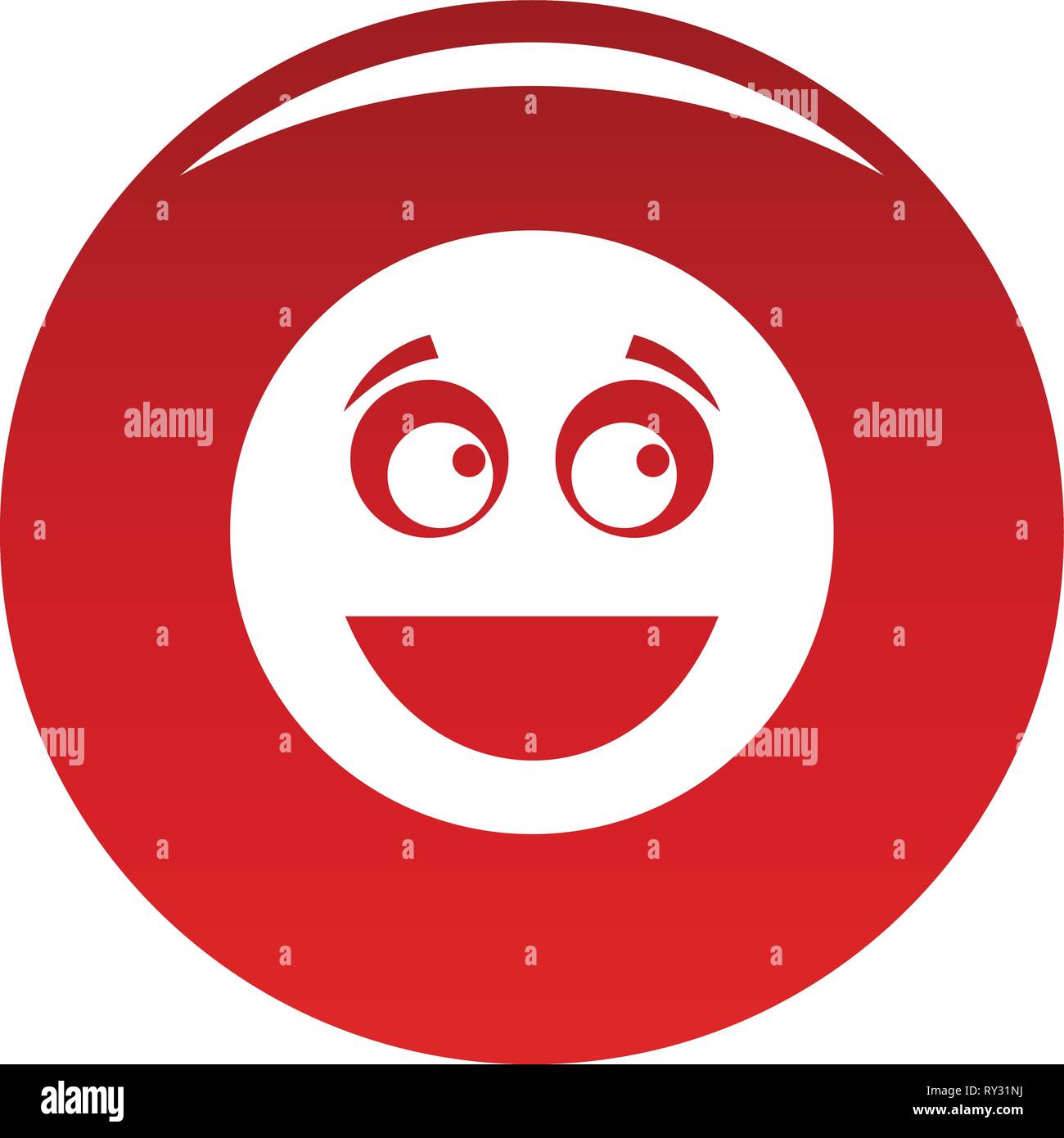 Smile icon. Vector simple illustration of smile icon isolated on white ...