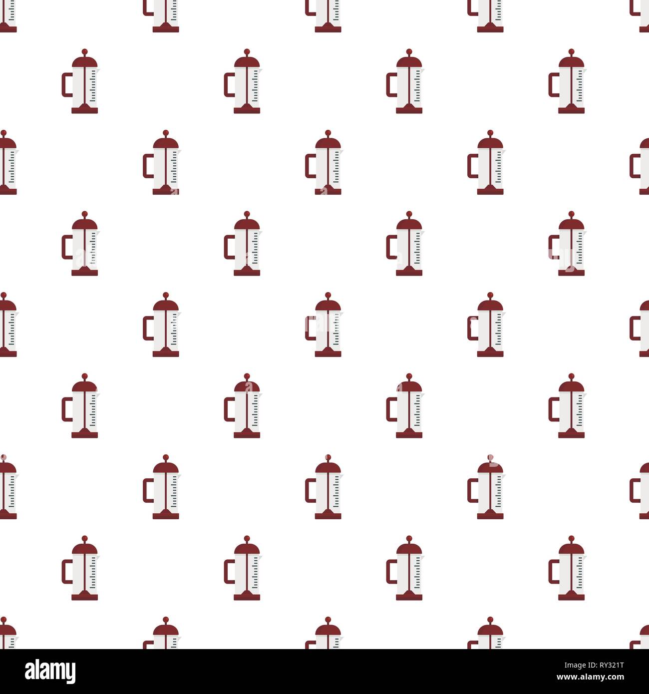 Infusion pot pattern seamless vector repeat for any web design Stock ...