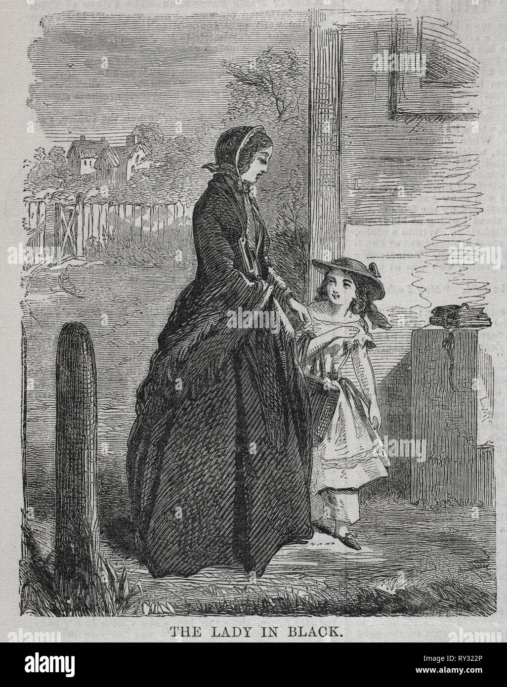 The Lady in Black, 1860. Winslow Homer (American, 1836-1910). Wood ...