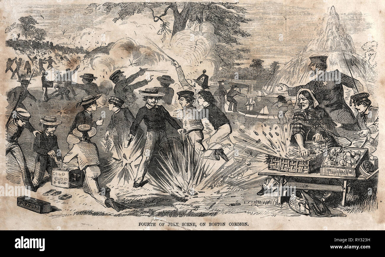 Fourth of July Scene, on Boston Common, 1859. Winslow Homer (American ...