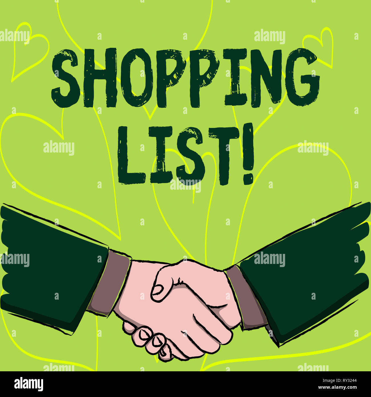 Writing note showing Shopping List. Business concept for Products ...