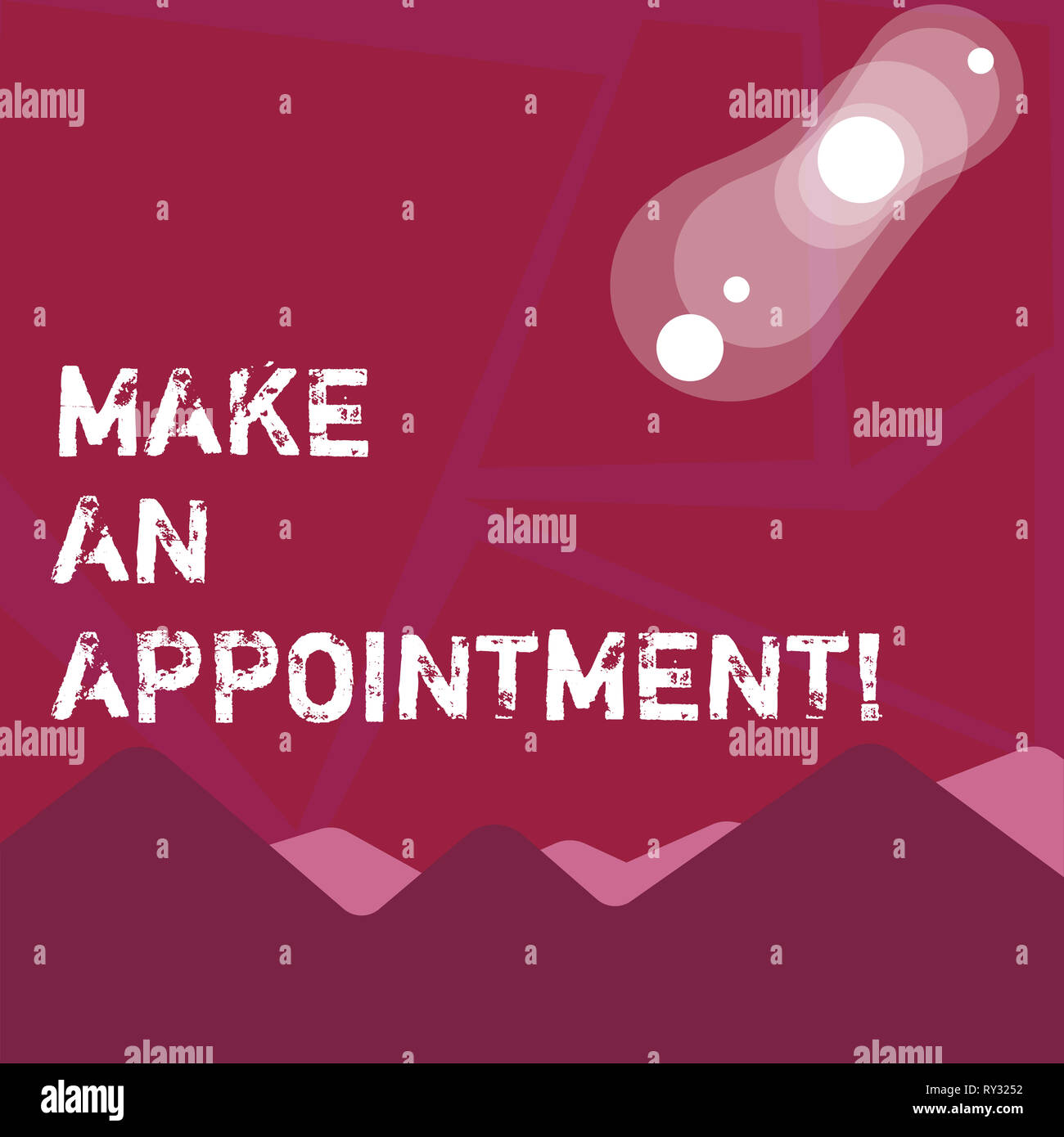 Writing note showing Make An Appointment. Business concept for Schedule ...