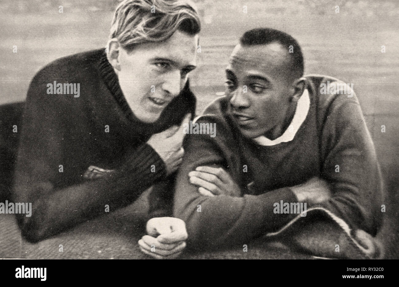 1936 Olympic Games Berlin - Winners of the Long Jump Luz Long Silver ...