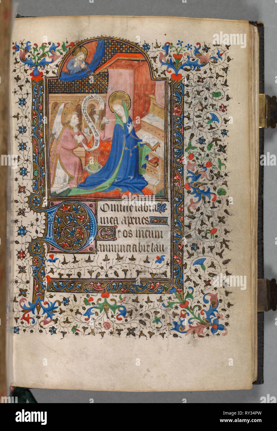 Book of Hours (Use of Paris): Fol. 37r, Annunciation, c. 1420. Possibly ...