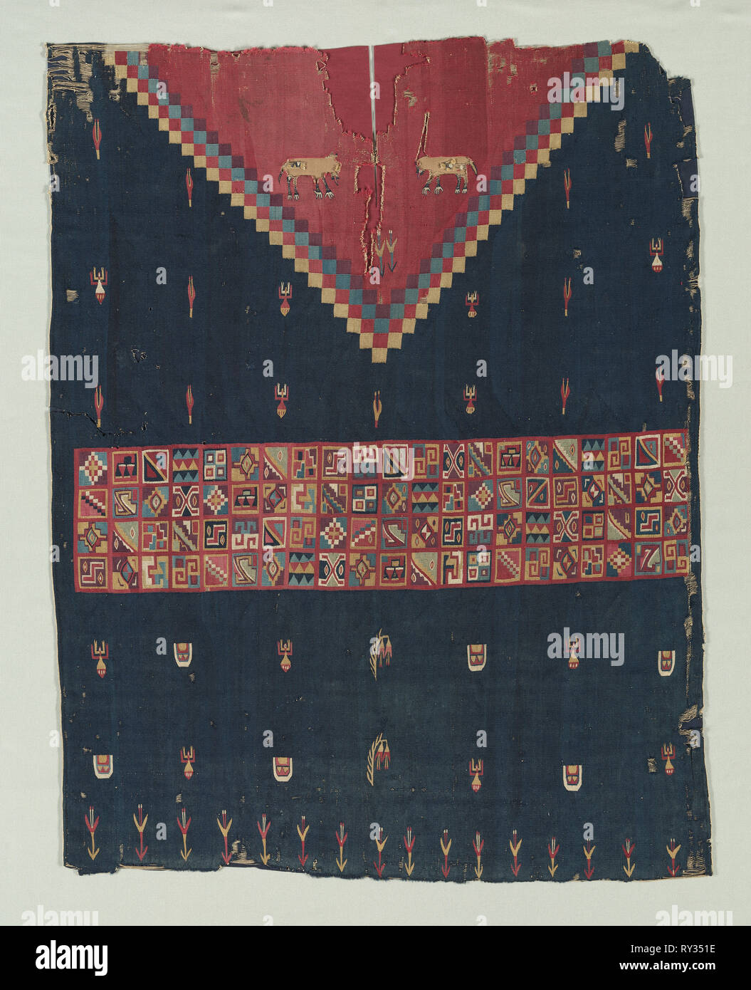 Half Tunic, 16th century. Peru, South Coast, Inca Culture, Colonial ...