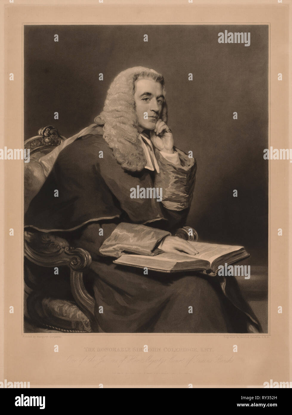 Sir John Taylor Coleridge. Samuel Cousins (British, 1801-1887 ...