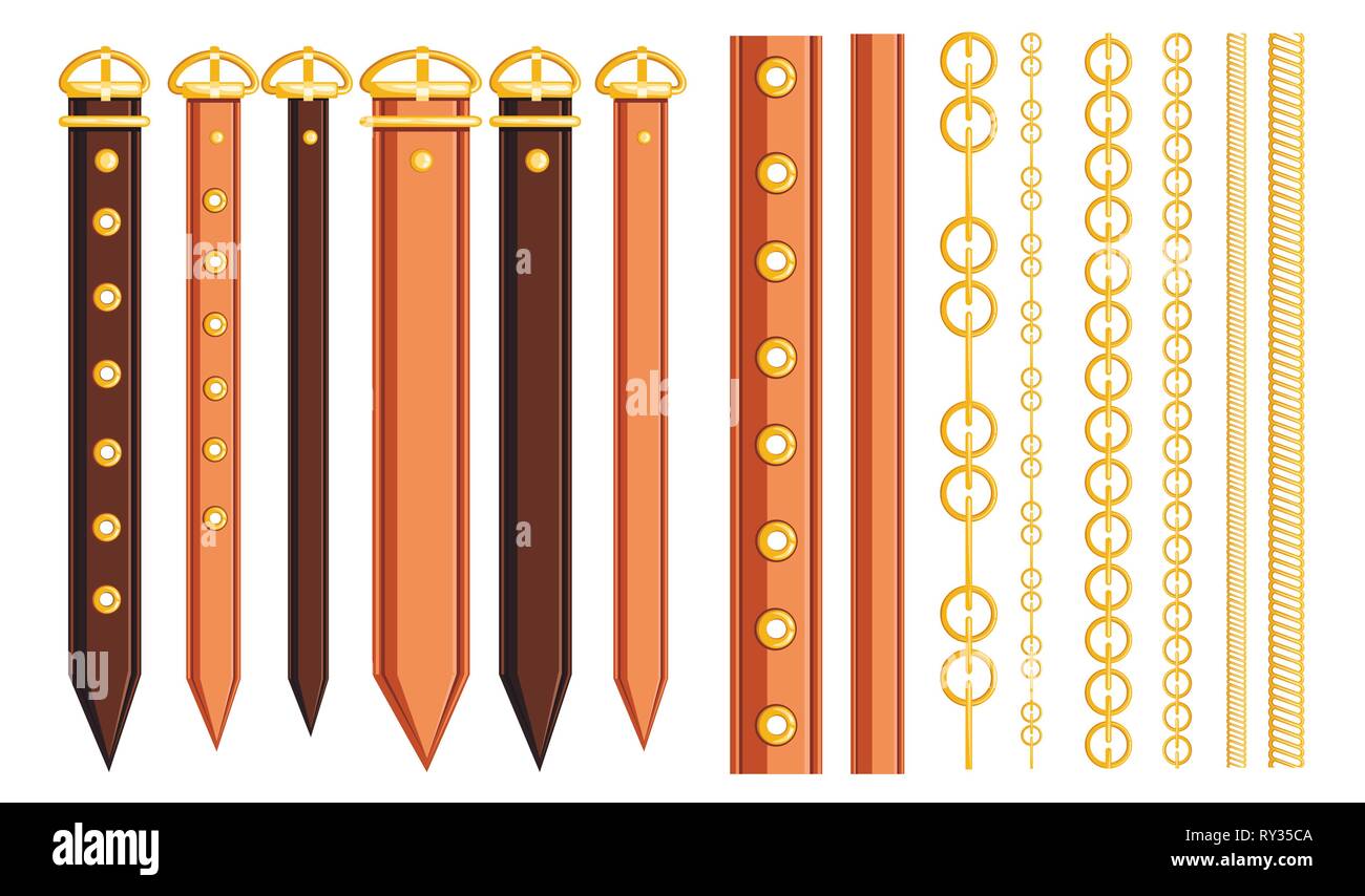 Leather belt border hi-res stock photography and images - Alamy