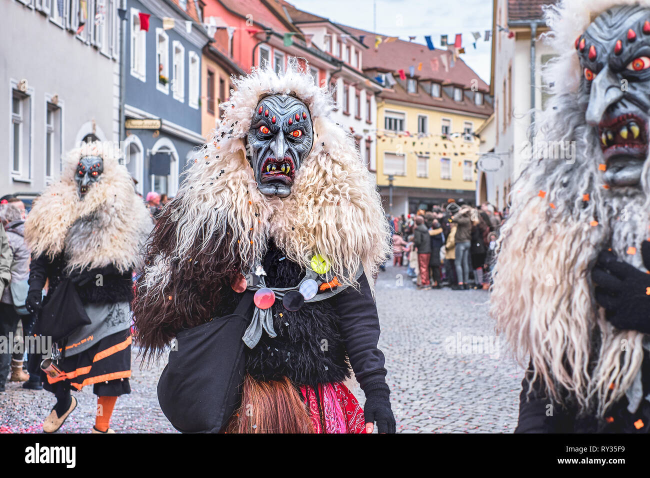 Street carnival in southern Germany - Black Forest Stock Photo - Alamy