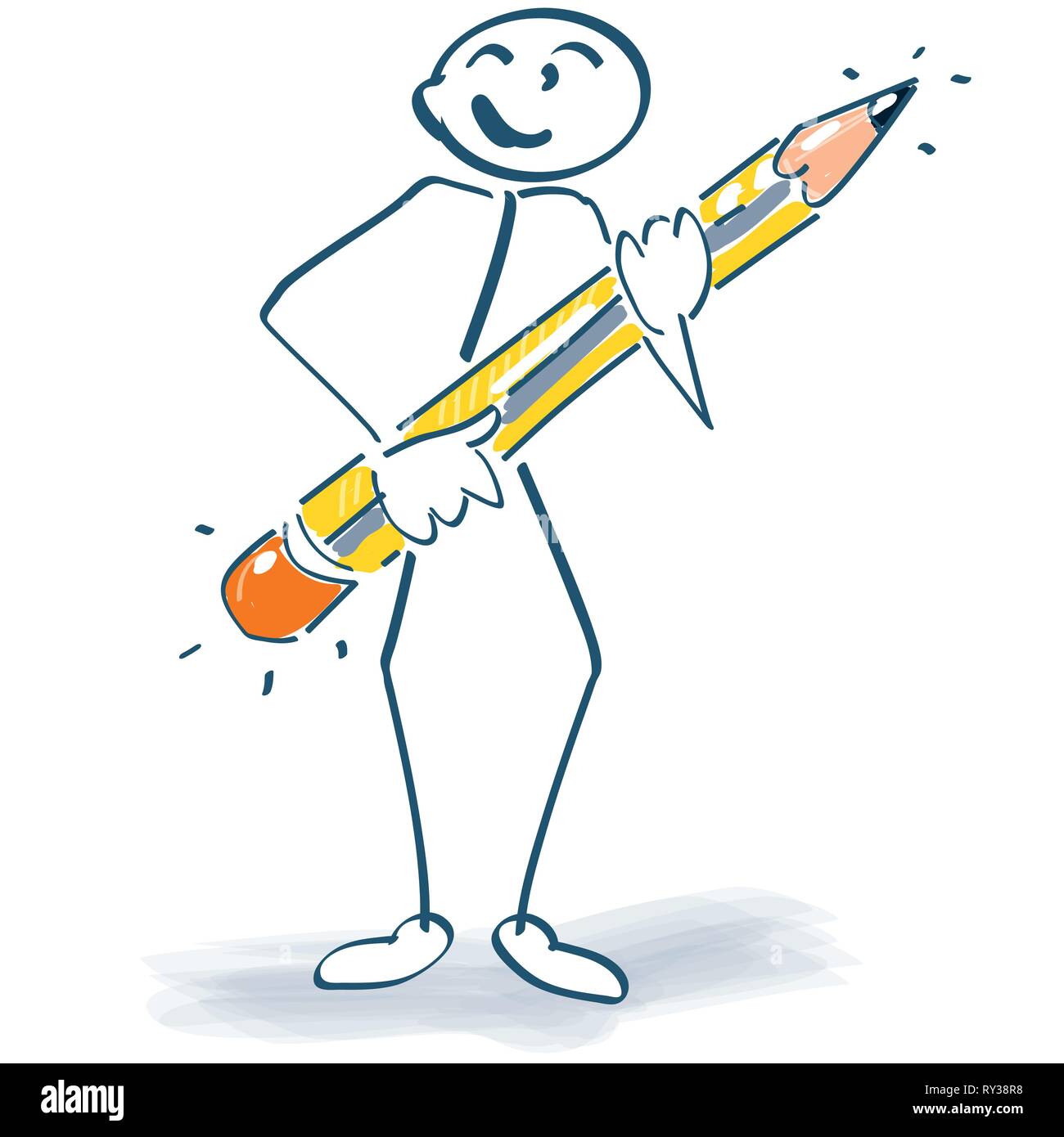 Stick figure drawing hi-res stock photography and images - Alamy