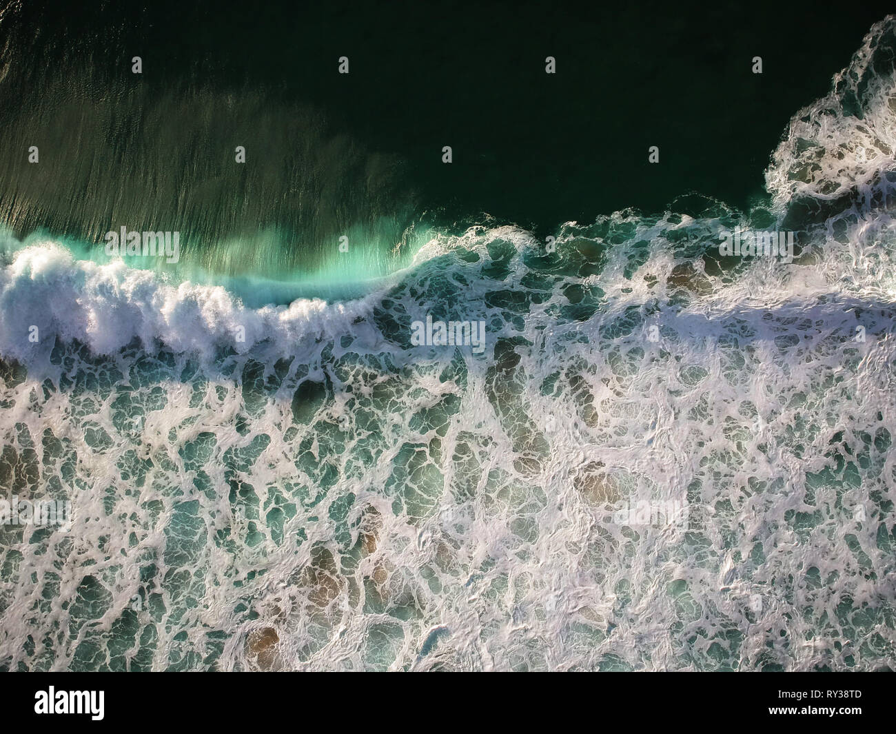 Aerial view huge breaking hi-res stock photography and images - Alamy