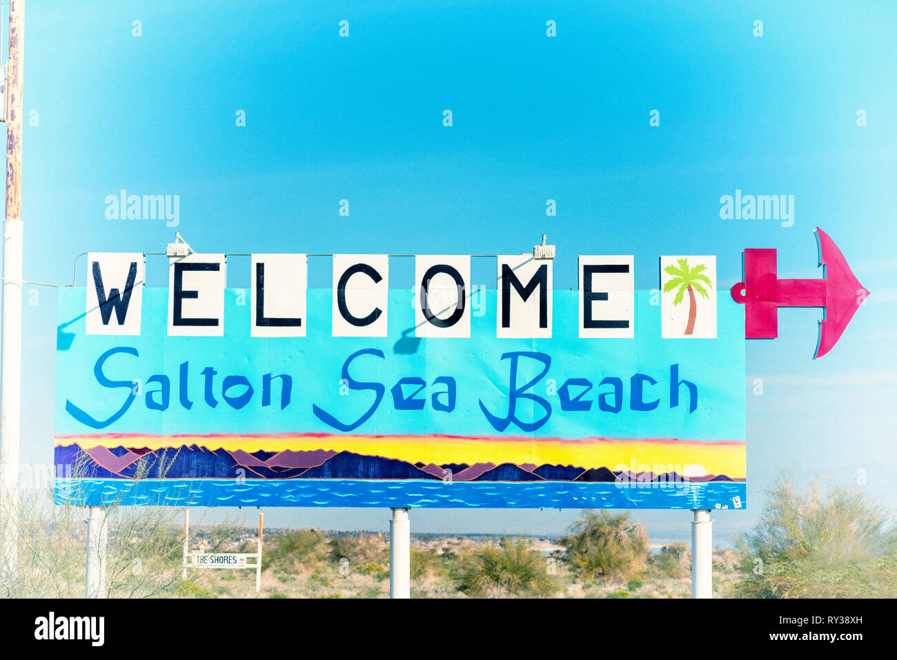 Imperial beach sign sign text hi-res stock photography and images - Alamy