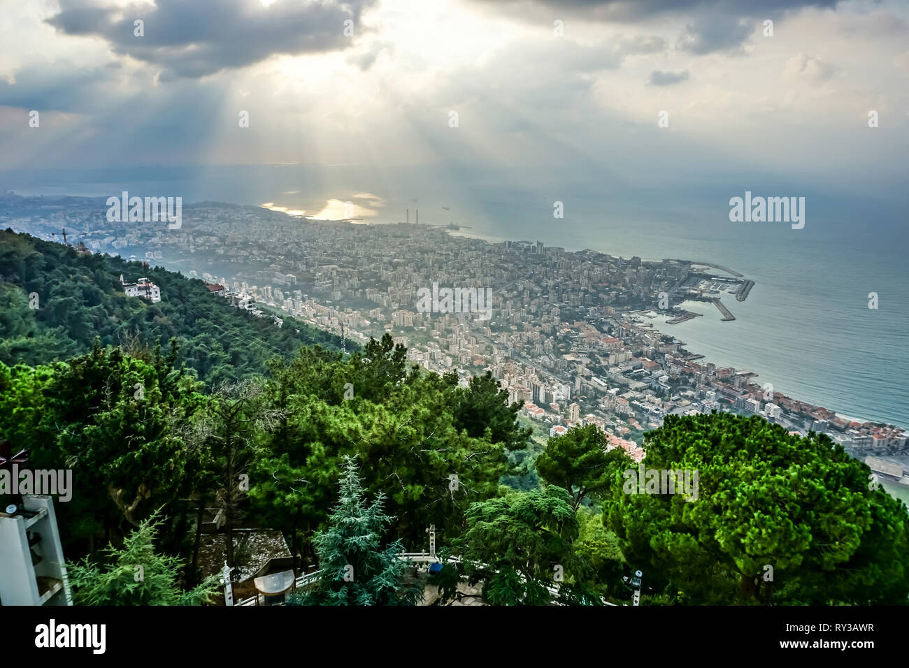 Harissa our lady of lebanon hi-res stock photography and images - Alamy