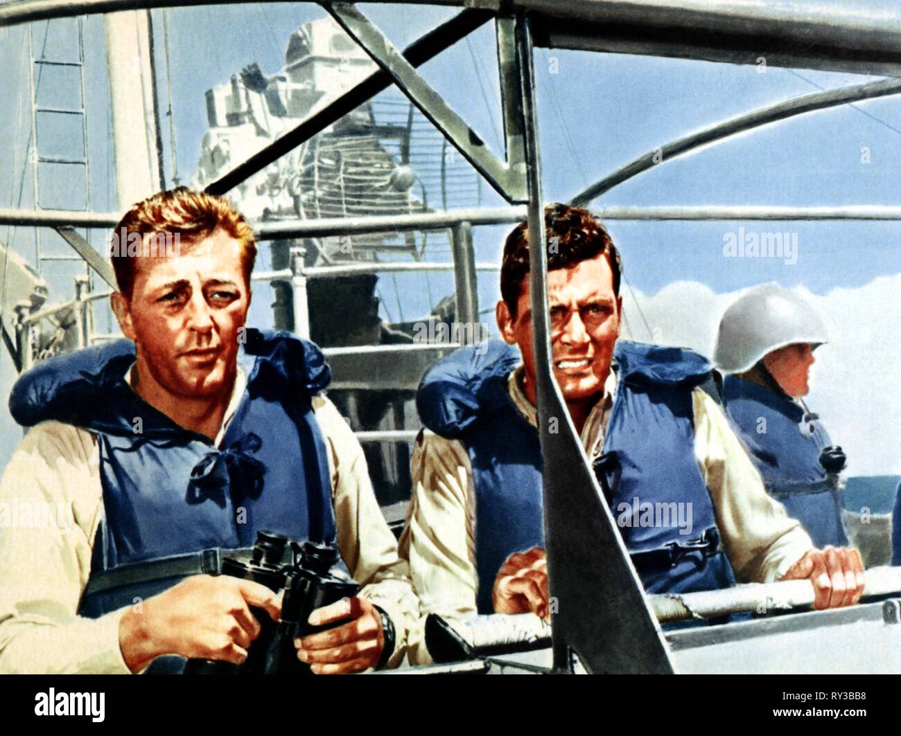 MITCHUM,HEDISON, THE ENEMY BELOW, 1957 Stock Photo - Alamy
