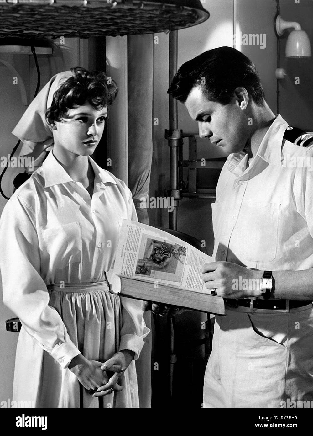 Doctor At Sea 1955 Brigitte Bardot Black and White Stock Photos ...