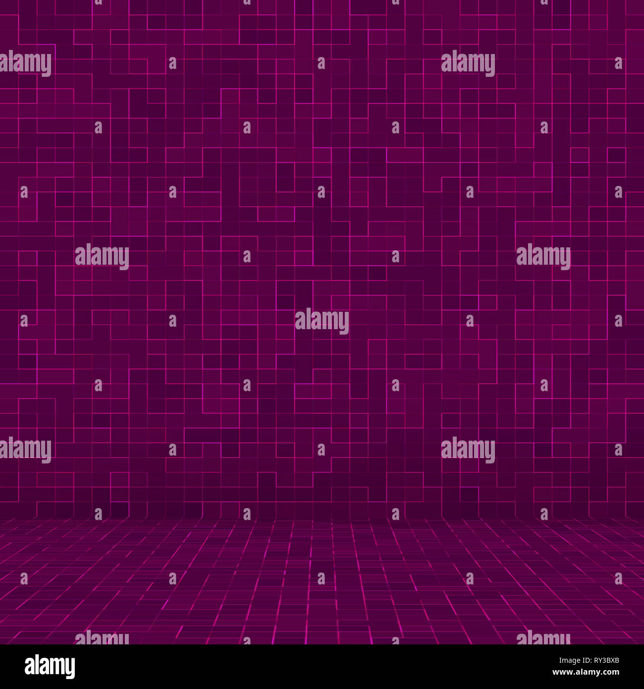 Bright purple square mosaic for textural background Stock Photo - Alamy
