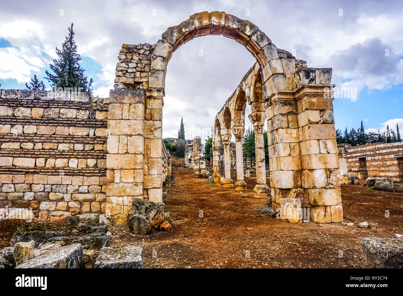 Anjar citadel hi-res stock photography and images - Alamy