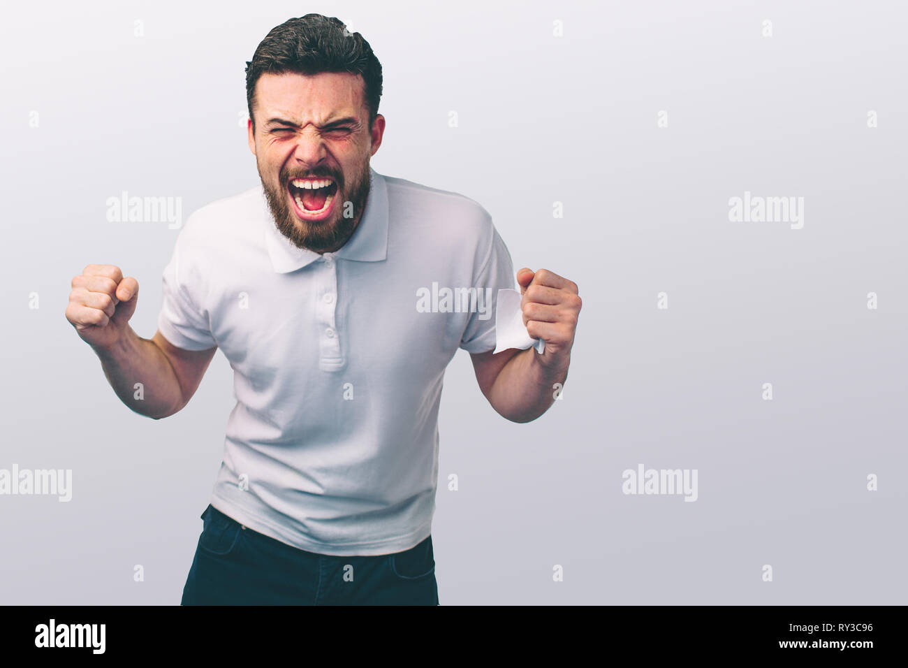 Angry white male hi-res stock photography and images - Alamy