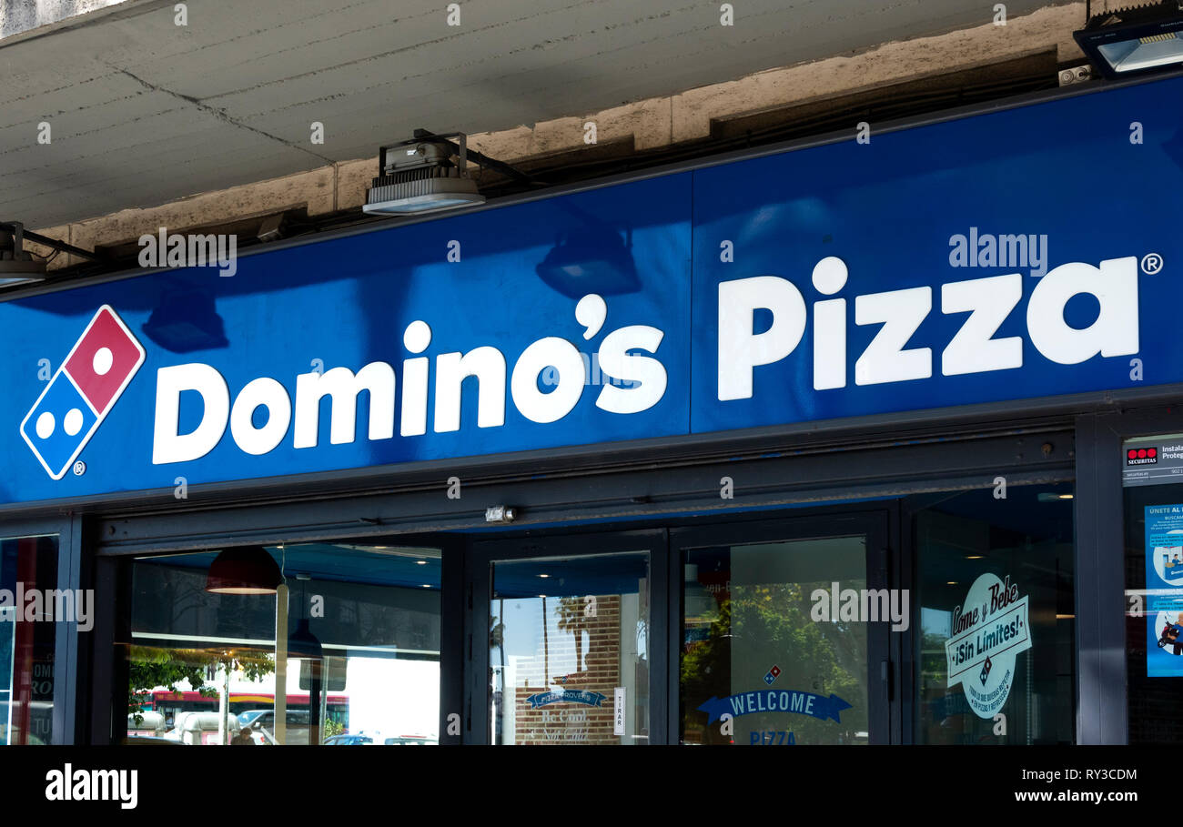 Dominos fast food hi-res stock photography and images - Alamy