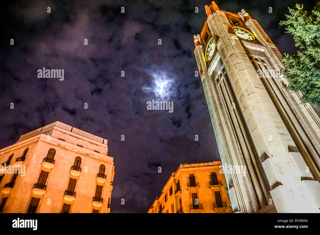 Lebanon beirut clock tower hi-res stock photography and images - Alamy