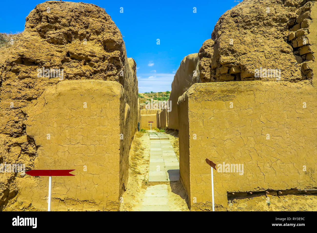 Ashgabat Nusay Ancient Parthian Settlement of Old Nisa Stock Photo - Alamy