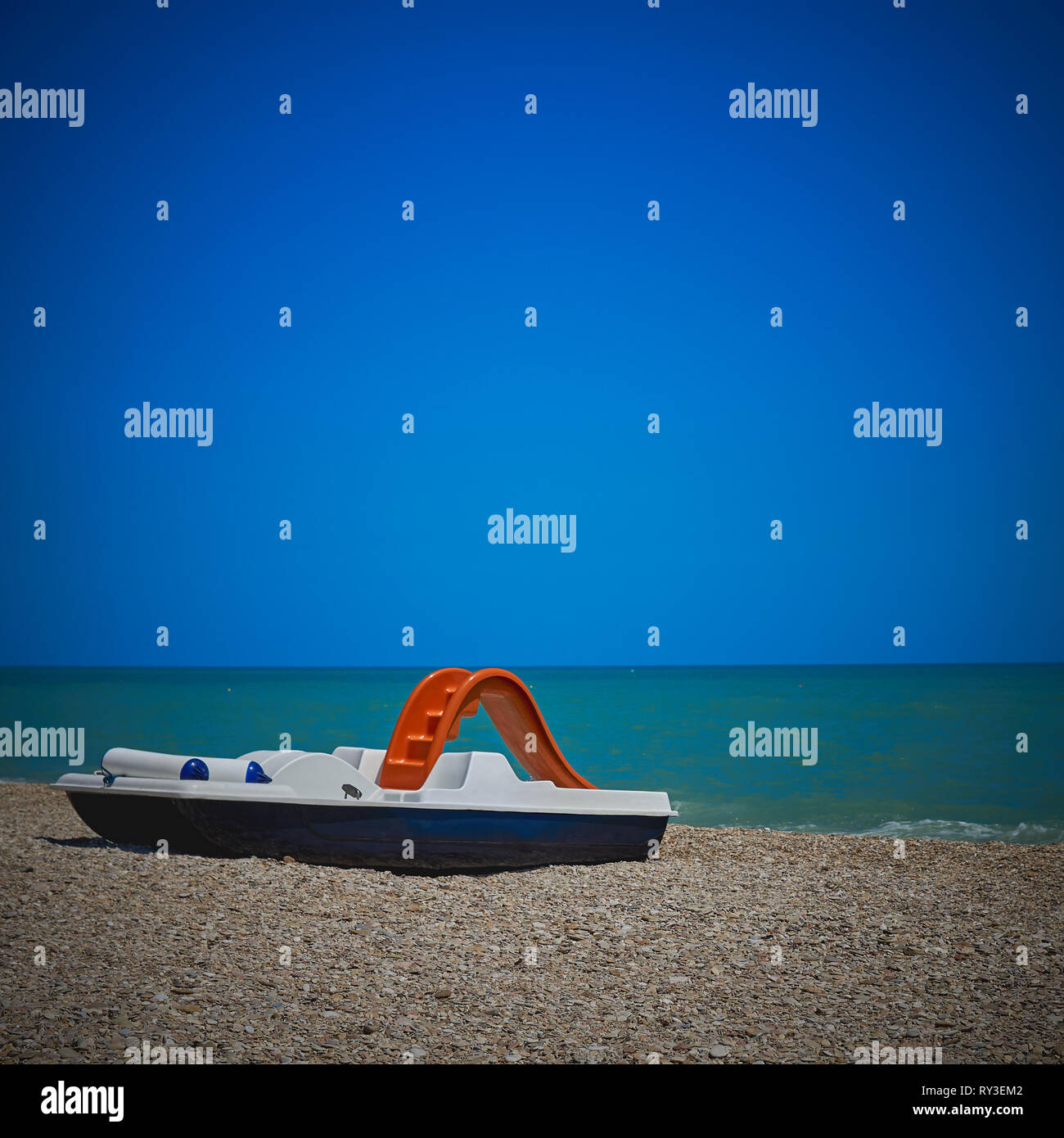 Paddle boat with slide hi-res stock photography and images - Alamy