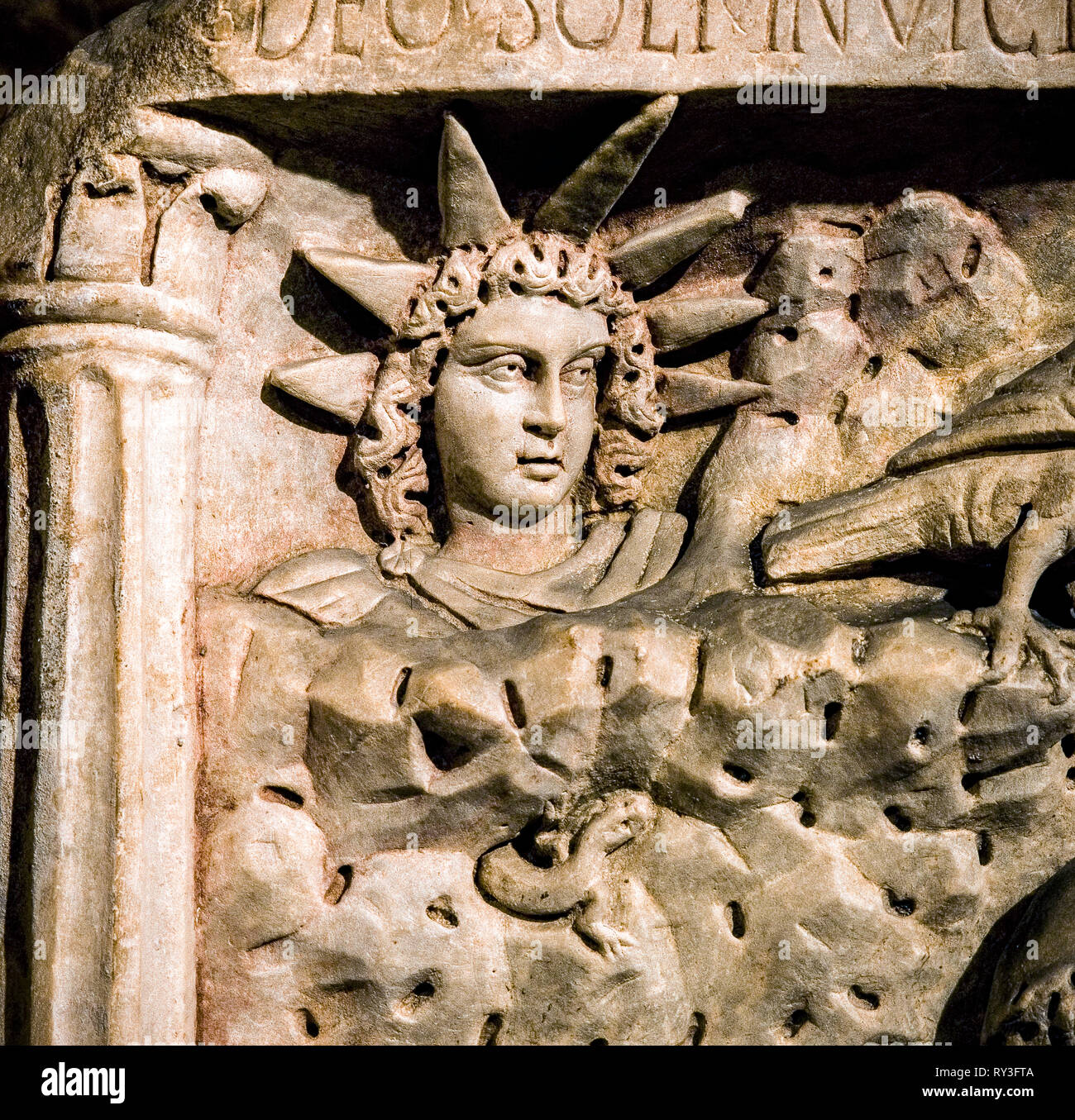 Mithraeum of the circus maximus secret rome hi-res stock photography ...