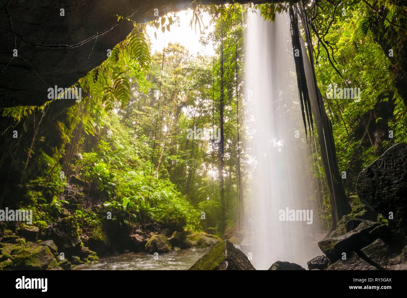 Dominica, Castle Bruce, Morne Trois Pitons National Park inscribed on ...